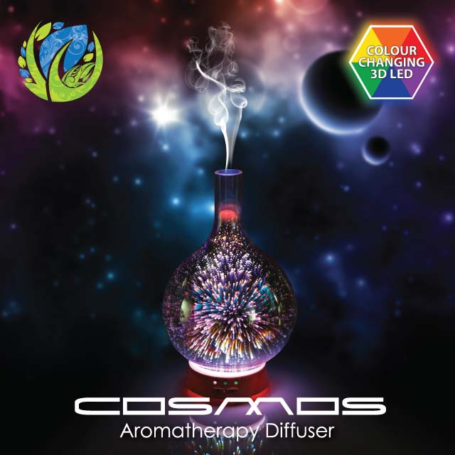 Cosmos multi-color glass ultrasonic diffuser | Essential Bracelet